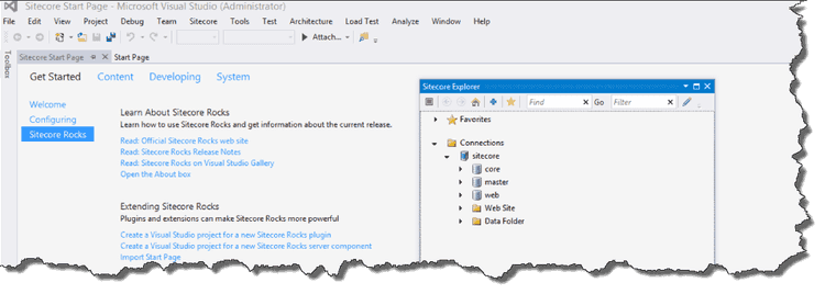 How to use Sitecore Rocks with Visual Studio 2015 preview